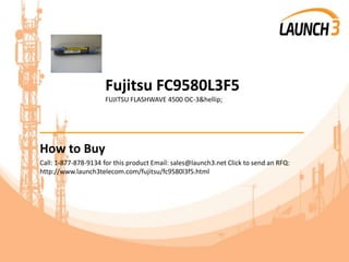 Fujitsu FC9580L3F5 | PPT