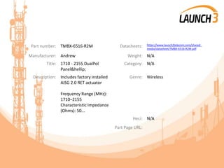 Andrew TMBX-6516-R2M | PPTX