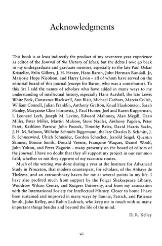 The Descent Of Ideas The History Of Intellectual History Kelley | PDF