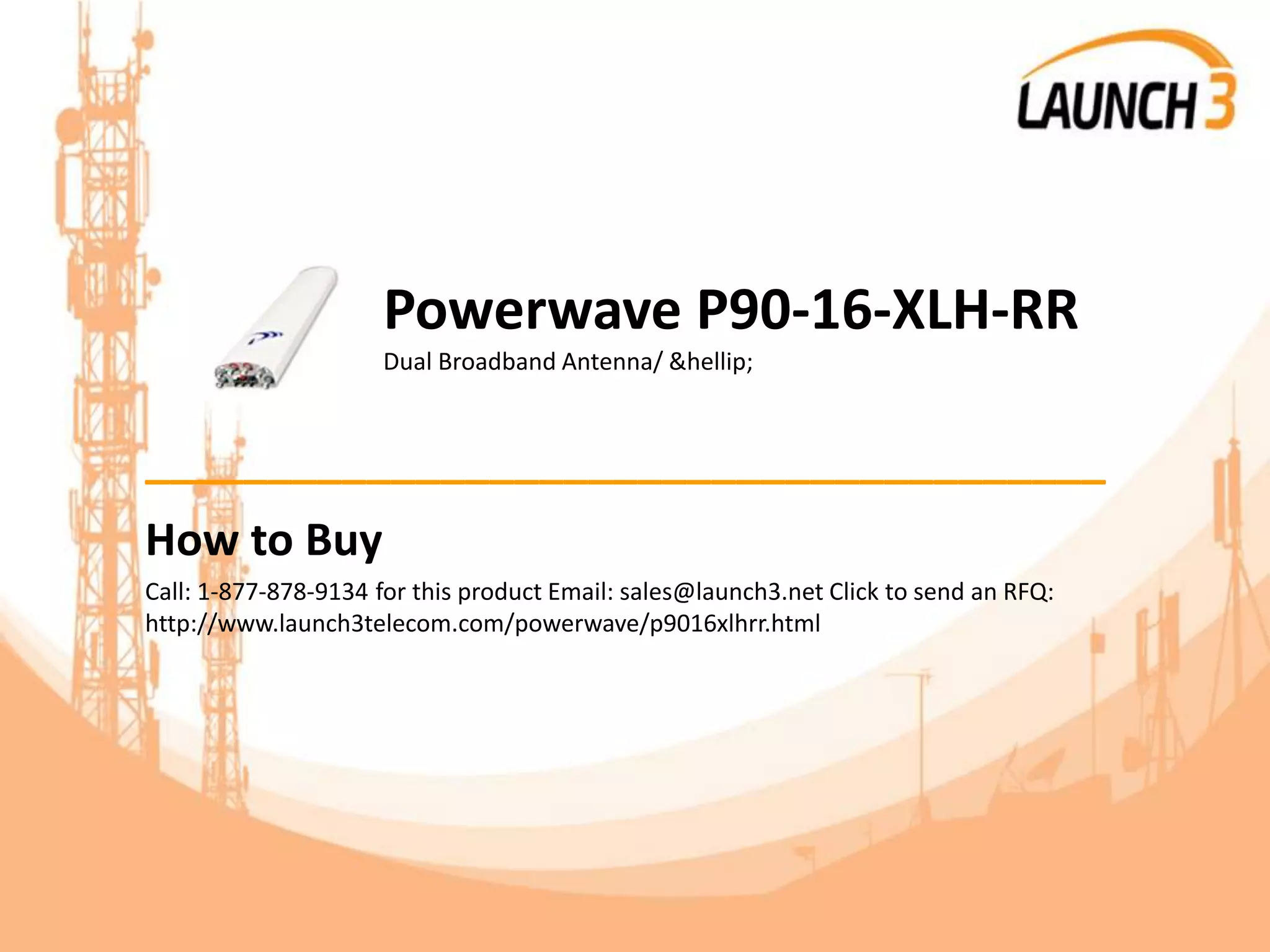 Powerwave P90-16-XLH-RR | PPTX