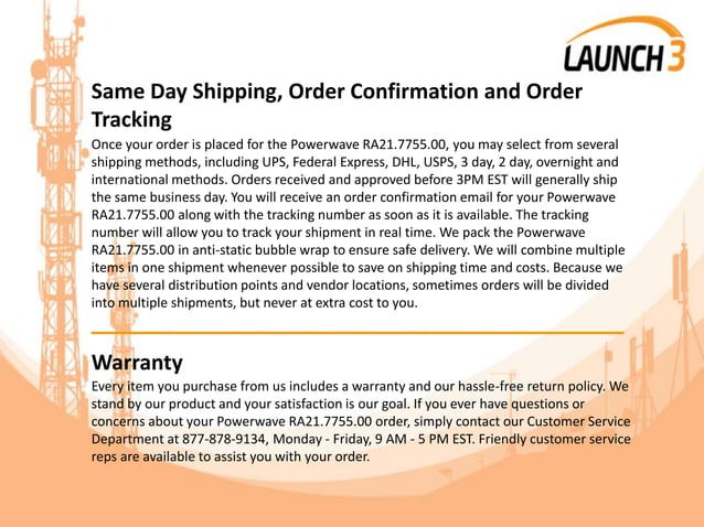 Powerwave RA21.7755.00