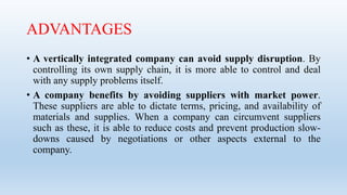 VERTICAL INTEGRATION | PPTX