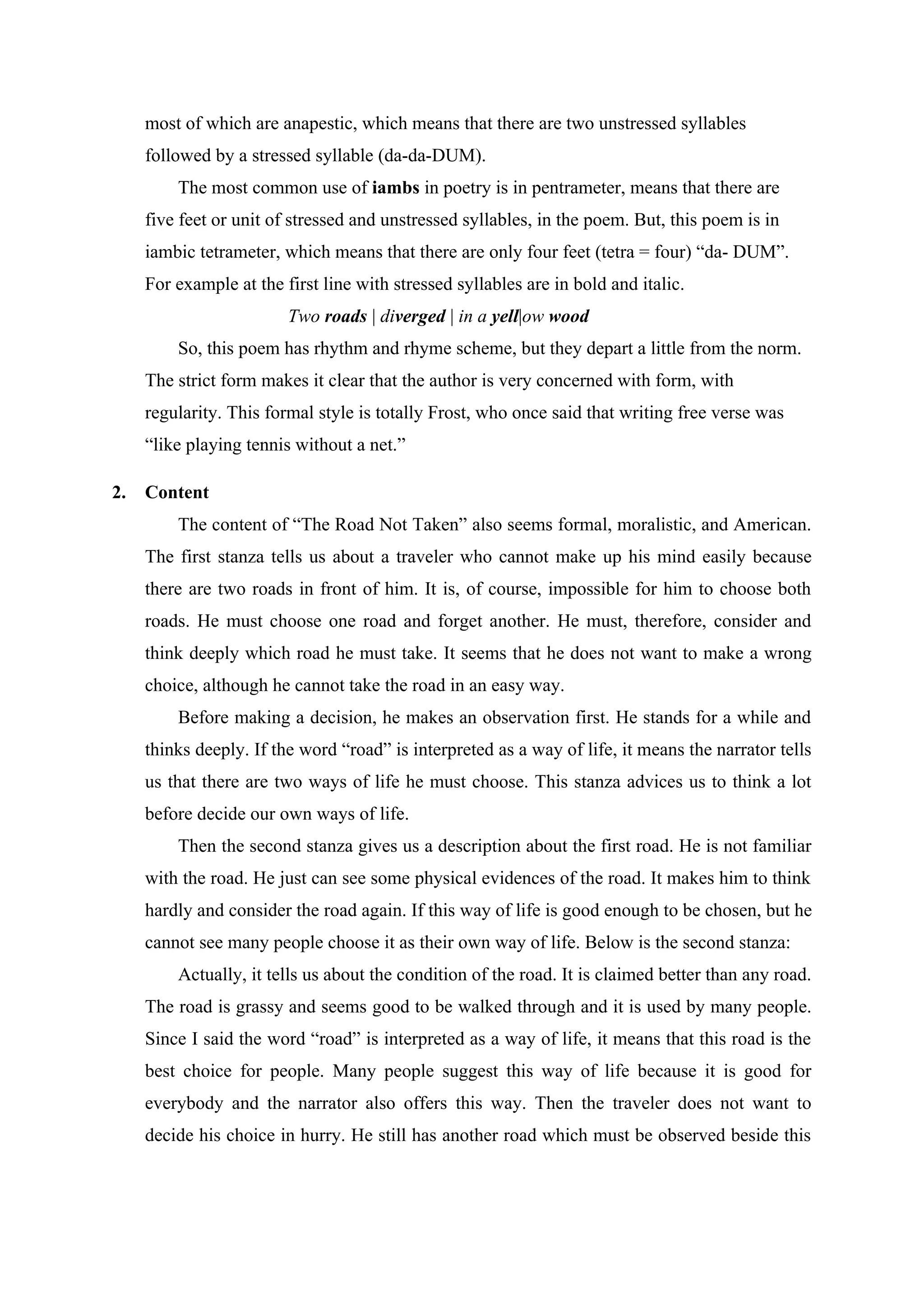 351237376-The-Road-Not-Taken-Analysis.docx | Free Download