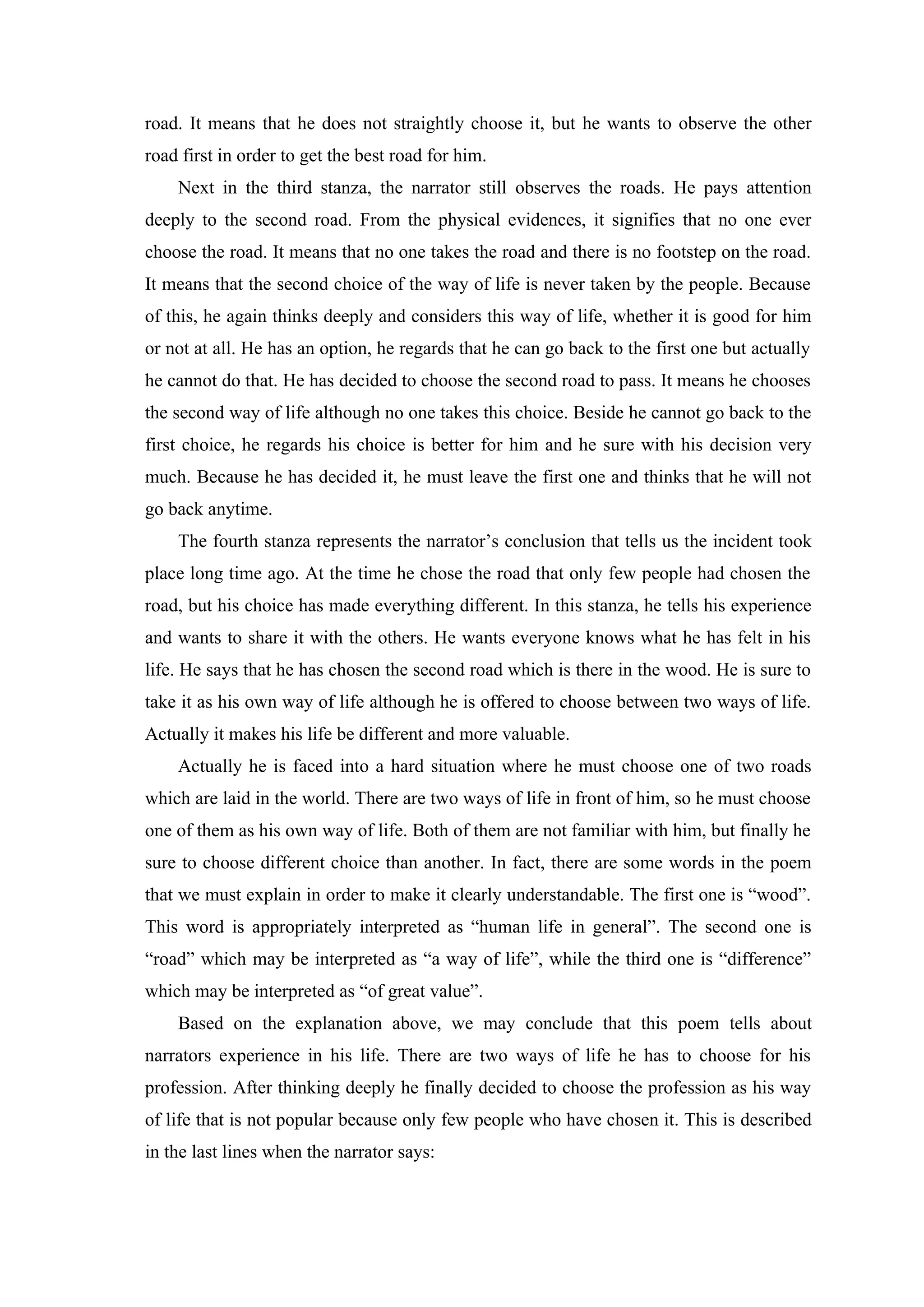 351237376-The-Road-Not-Taken-Analysis.docx | Free Download