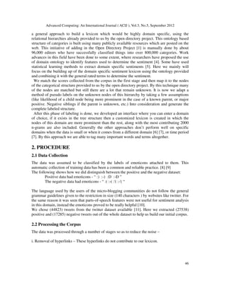 Generating domain specific sentiment lexicons using the Web Directory | PDF