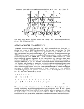 STAND-BY LEAKAGE POWER REDUCTION IN NANOSCALE STATIC CMOS VLSI MULTIPLIER CIRCUITS USING SELF ...