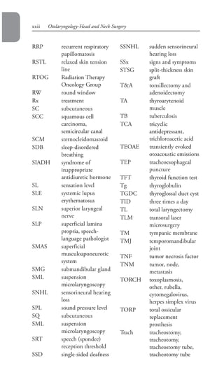 Otolaryngologyhead And Neck Surgery Clinical Reference Guide 5th ...