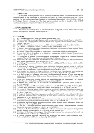 Area calculation based on GADM geographic information system database | PDF