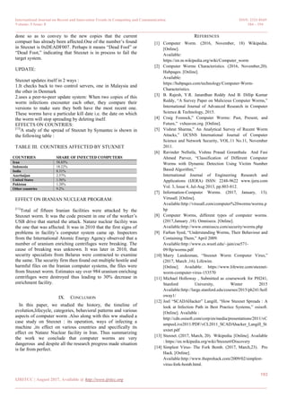 Survey on Computer Worms | PDF