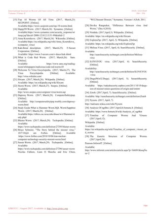 Survey on Computer Worms | PDF