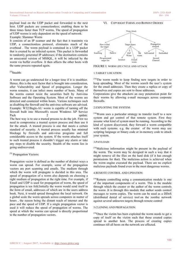 Survey on Computer Worms | PDF