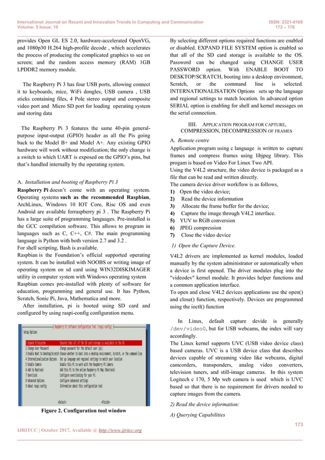 Remote Video Monitoring System Using Raspberry Pi 3 and GPRS Module | PDF