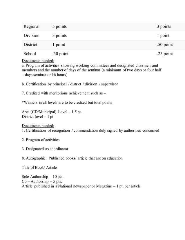 351548759 requirements-checklist-for-reclassification-to-master-teacher-i | DOCX | Educational ...