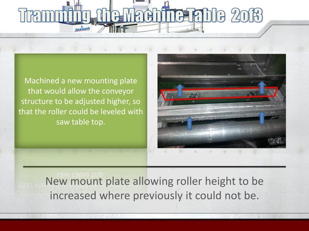 Joseph Machine CNC Saw Kaizen and Repair1 | PDF