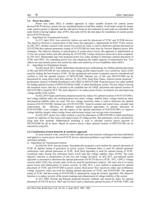 A review on optimal placement and sizing of custom power devices/FACTS ...