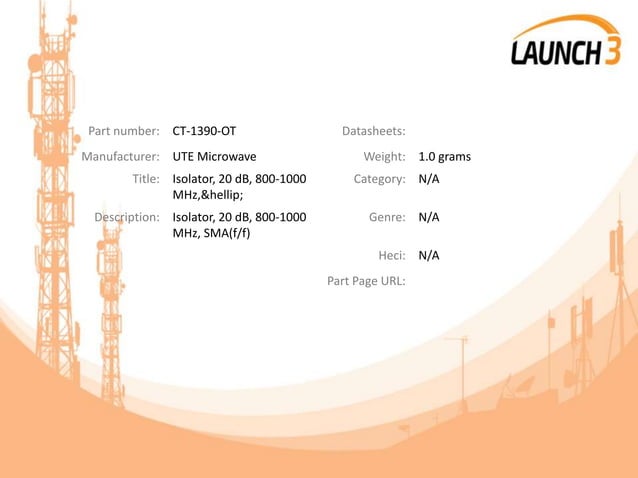 UTE Microwave CT-1390-OT | PPT | Free Download