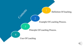 35162الثامنهLeaching_Lecture.ppt | Chemistry | Science