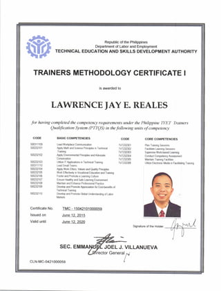 Trainer's Methodology 1 | PDF