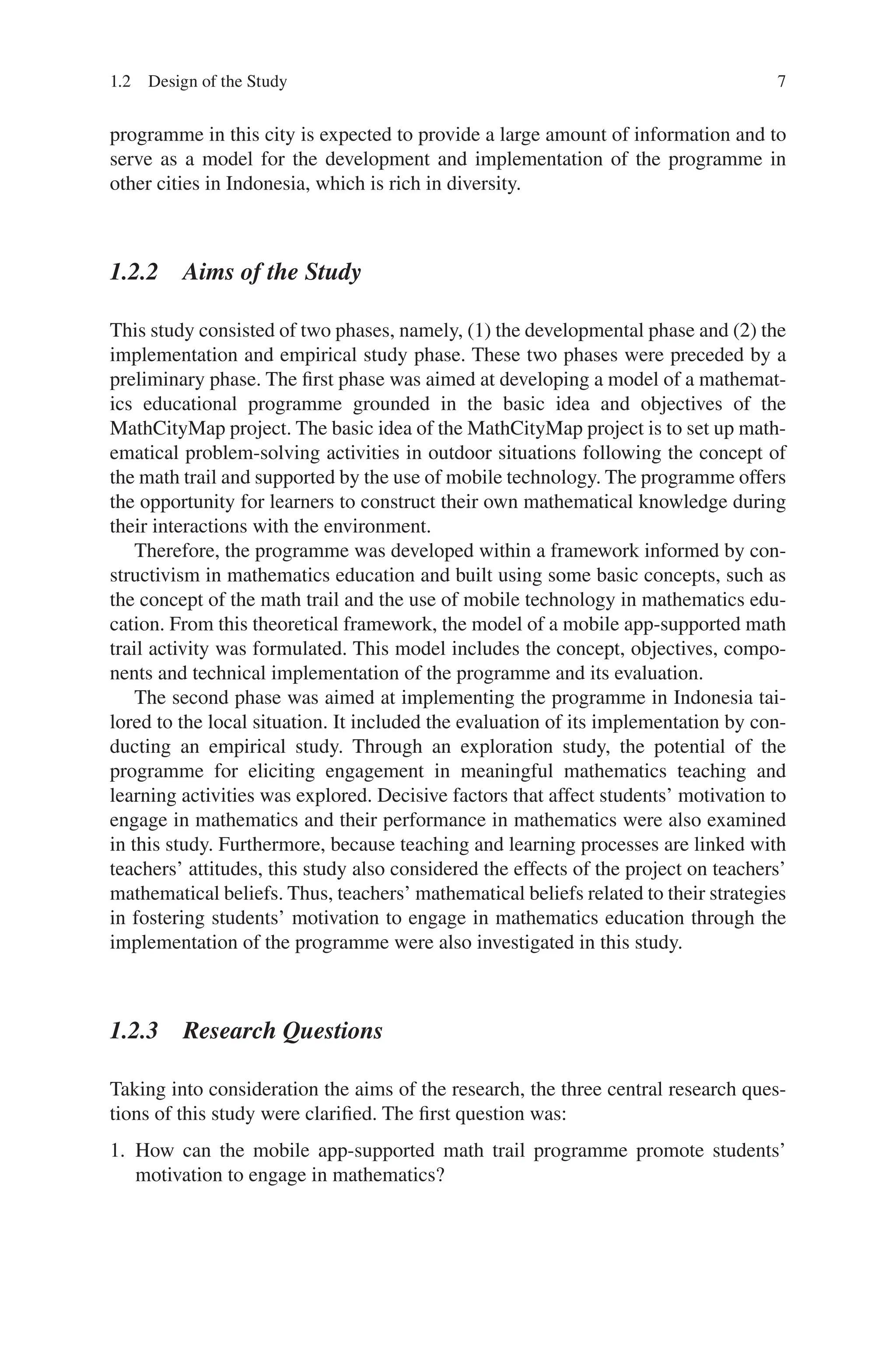 Learning Mathematics in a Mobile App Supported Math Trail Environment Adi Nur Cahyono | PDF