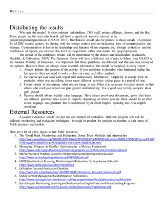 DRF Monitoring and Evaluation Design Guide (1) | DOCX