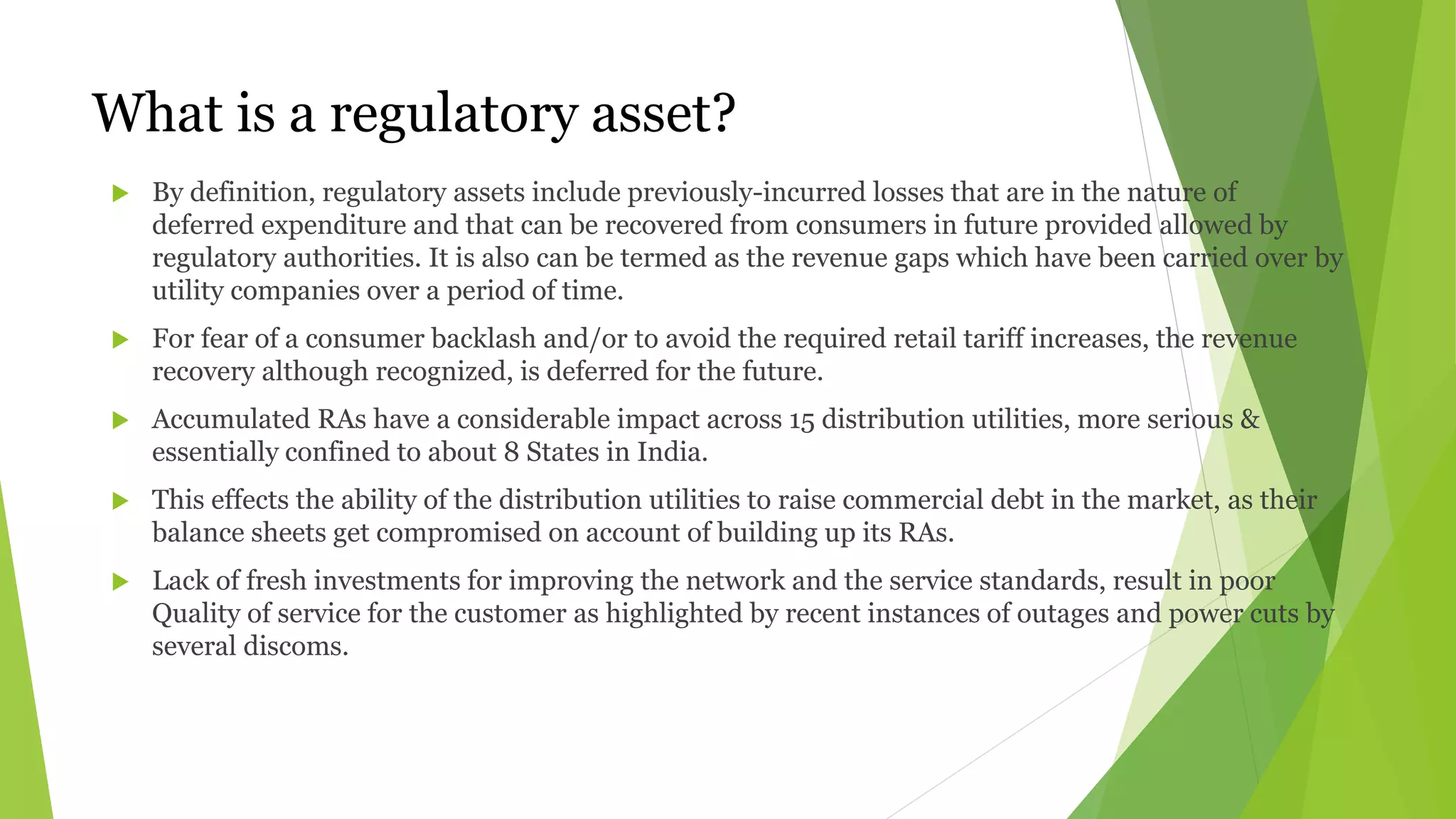 What is a regulatory asset | PPTX