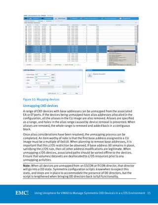 Using Unisphere for VMAX to Manage CKD Devices in zOS | PDF