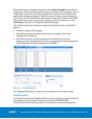 Using Unisphere for VMAX to Manage CKD Devices in zOS | PDF