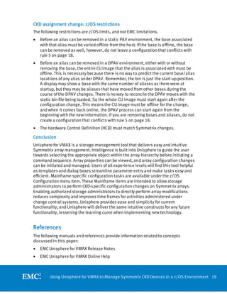 Using Unisphere for VMAX to Manage CKD Devices in zOS | PDF