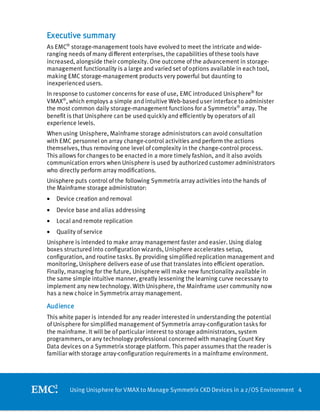 Using Unisphere for VMAX to Manage CKD Devices in zOS | PDF