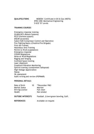 Trevor CV 2016 | DOCX