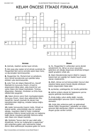 Bulmaca | PDF | Islam | Religion & Spirituality