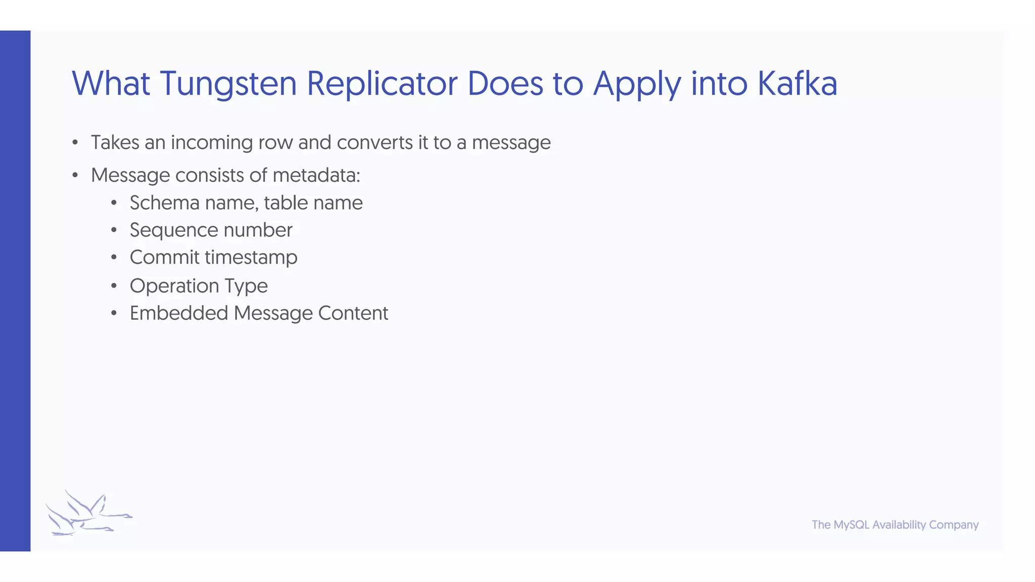 Training Slides: 352 - Tungsten Replicator for MongoDB & Kafka | PPT