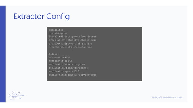 Training Slides: 352 - Tungsten Replicator for MongoDB & Kafka | PPT