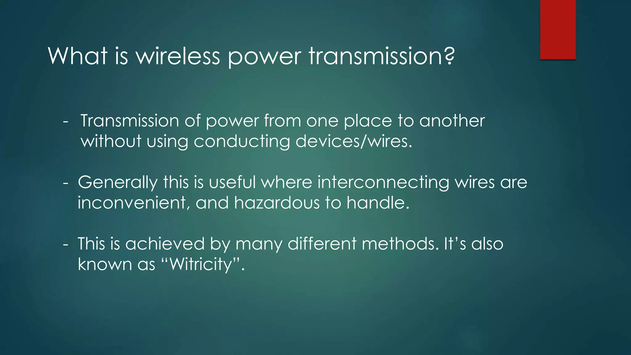 Presentationwirelesspowertransfer | PPTX
