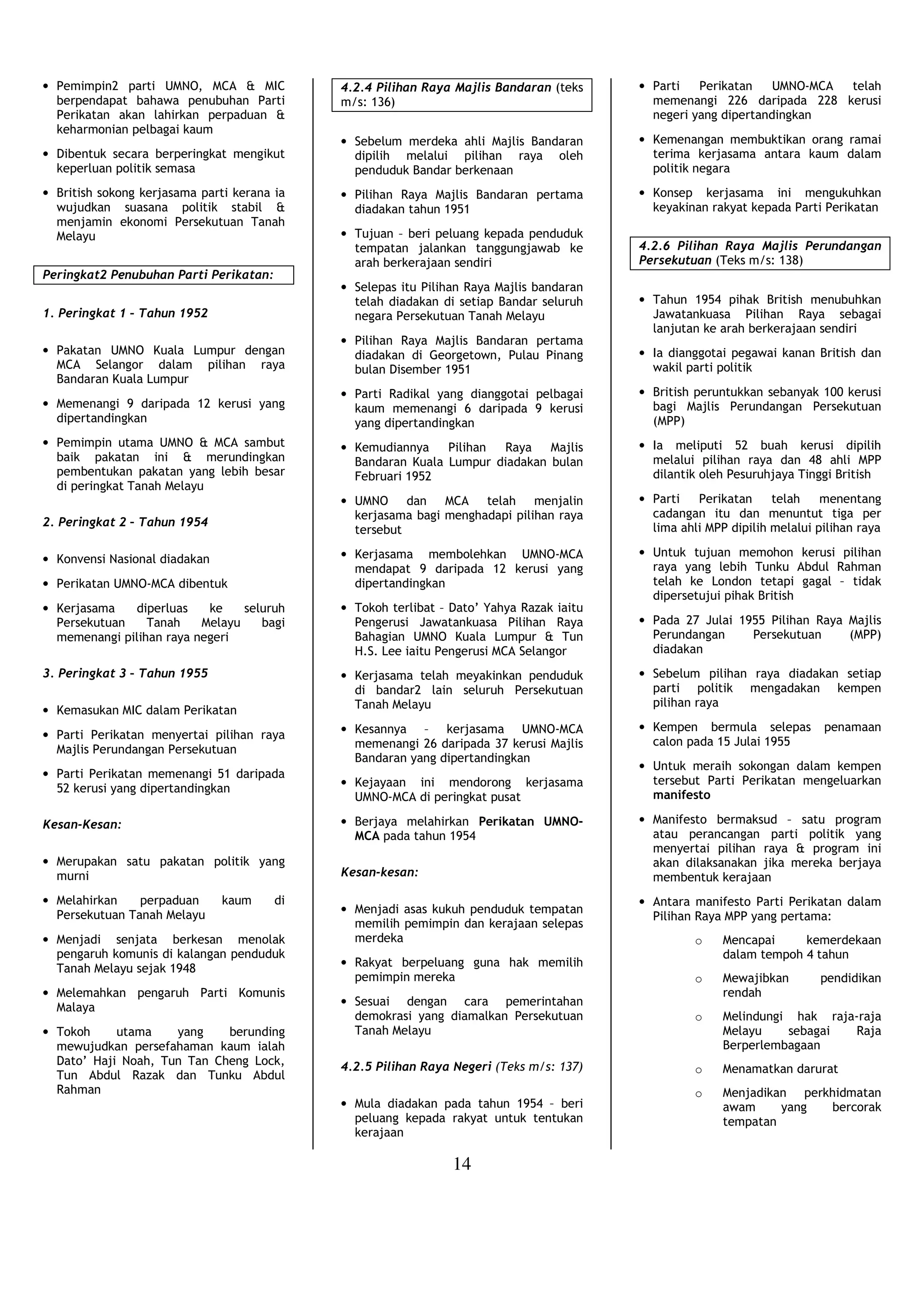 NOTA SEJARAH TINGKATAN 3 | PDF
