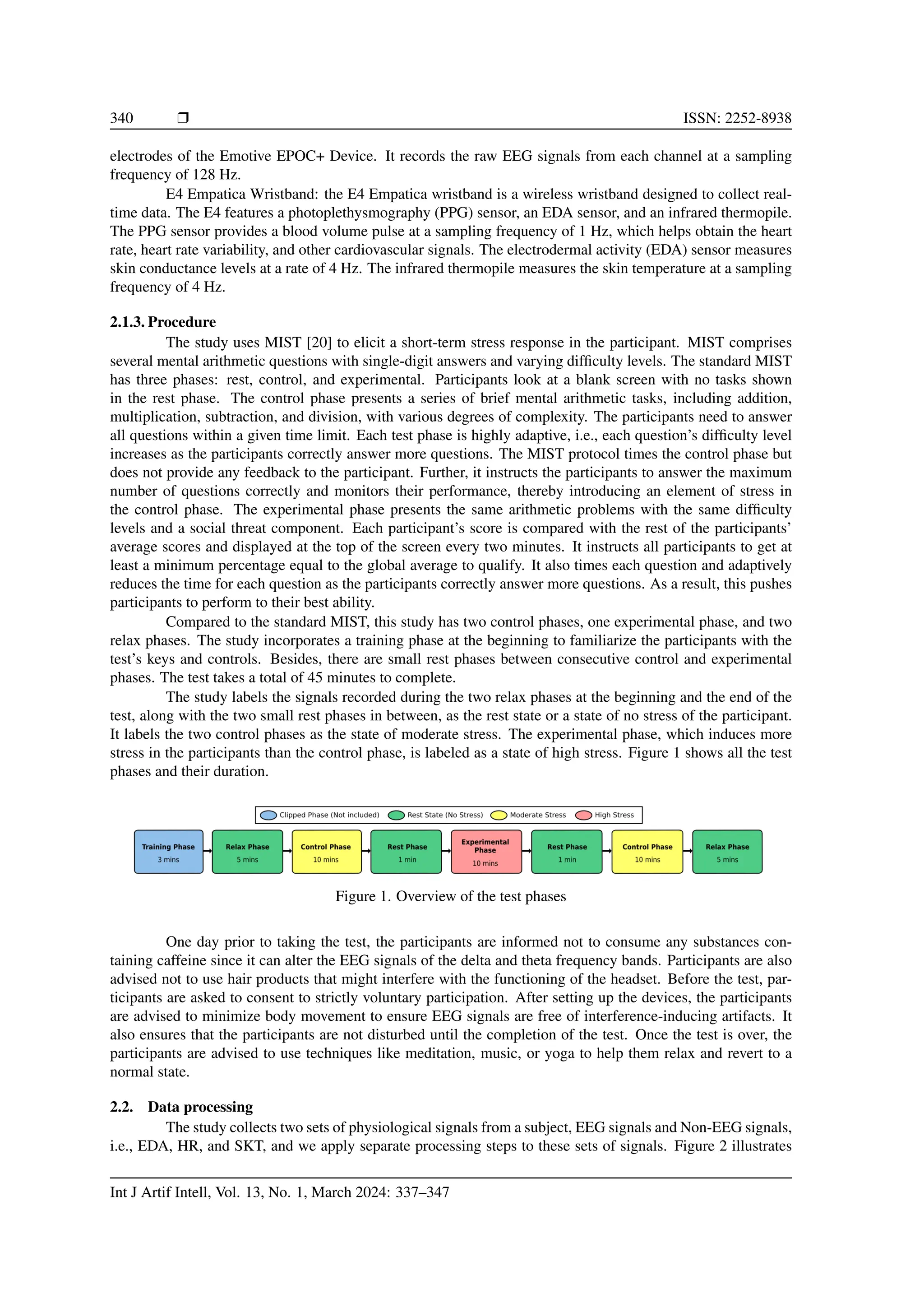 Machine learning-based stress classification system using wearable sensor devices | PDF