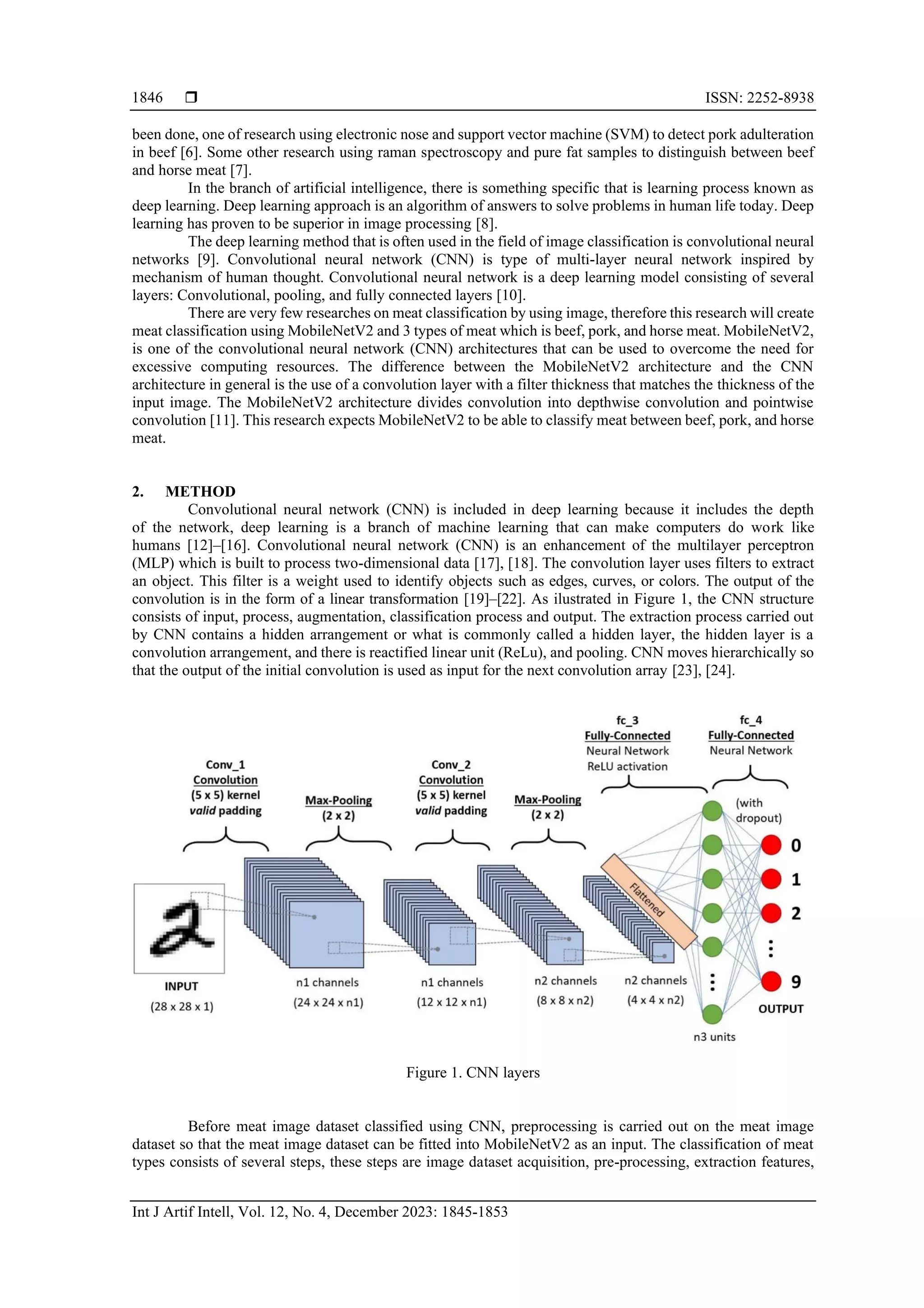 Classification of meat using the convolutional neural network | PDF | Artificial Intelligence ...