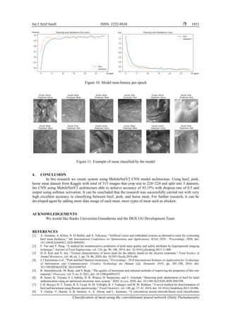 Classification of meat using the convolutional neural network | PDF | Artificial Intelligence ...