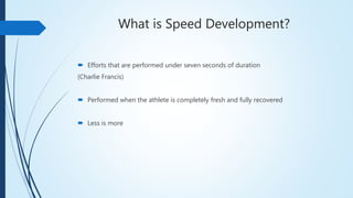 Speed Dev. presentation | PPTX
