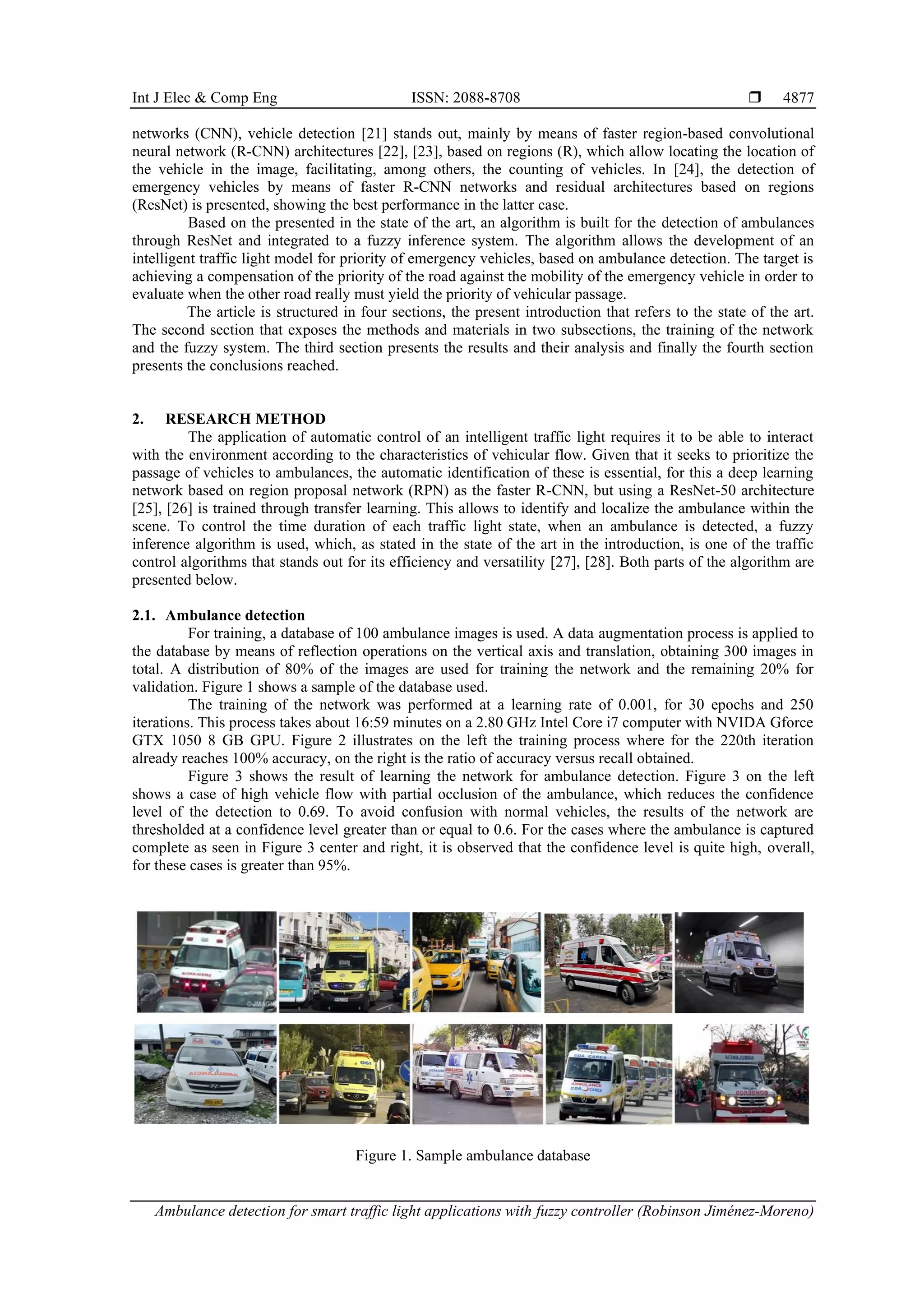 Ambulance detection for smart traffic light applications with fuzzy ...