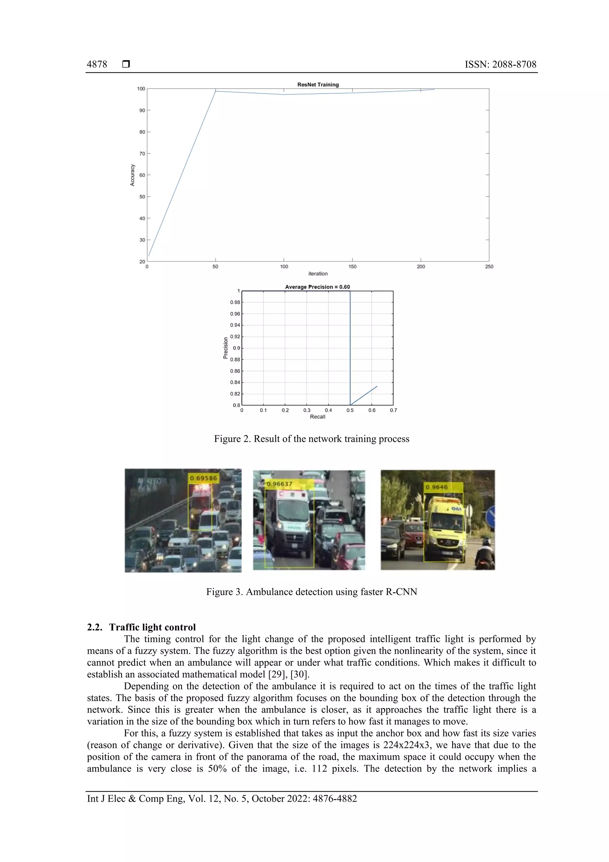 Ambulance detection for smart traffic light applications with fuzzy controller | PDF