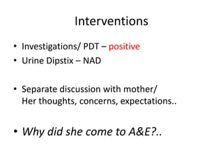 Case Study Paeds 604 | PPTX