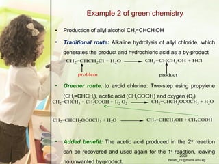 green chemistry | PPT | Chemistry | Science