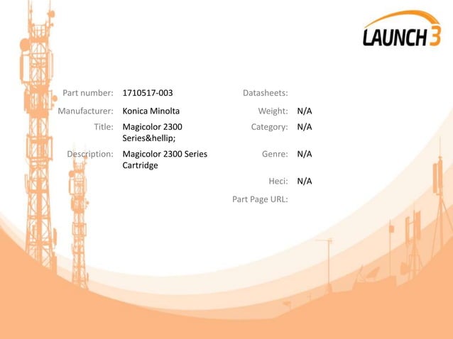 Konica Minolta 1710517-003 | PPT