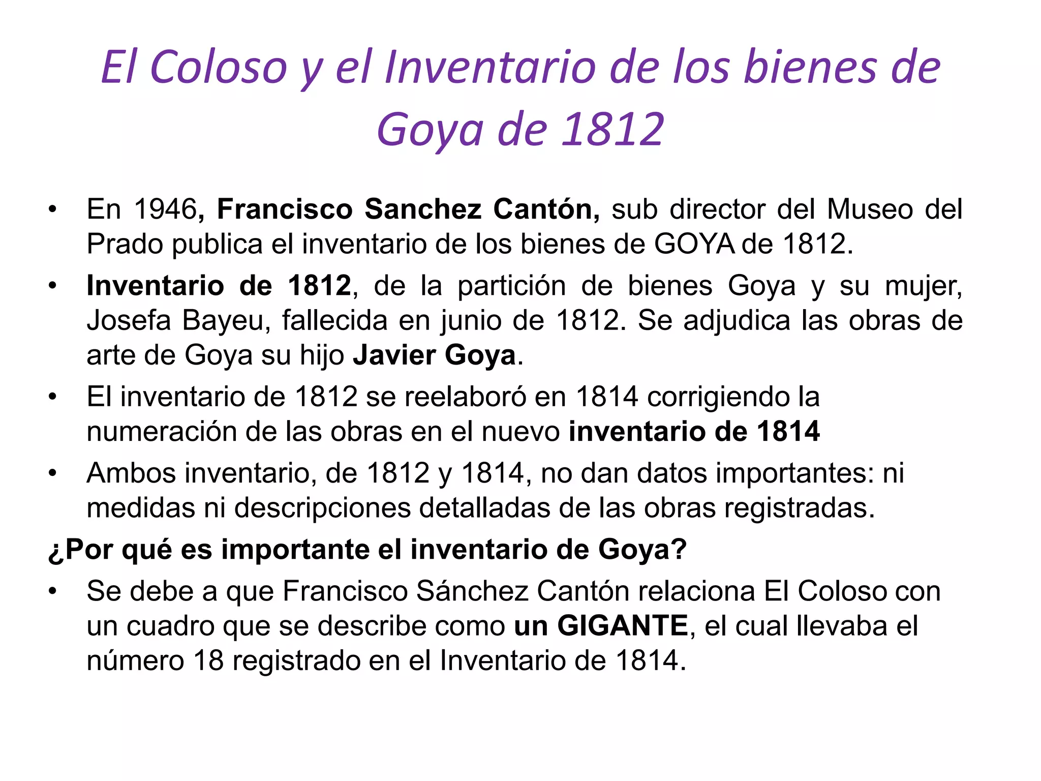 El Coloso y su atribución a Goya | PDF