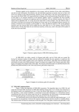 Transforming data-centric eXtensible markup language into relational databases using hybrid ...