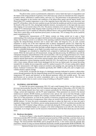 Optimized design of an extreme low power datalogger for photovoltaic panels | PDF