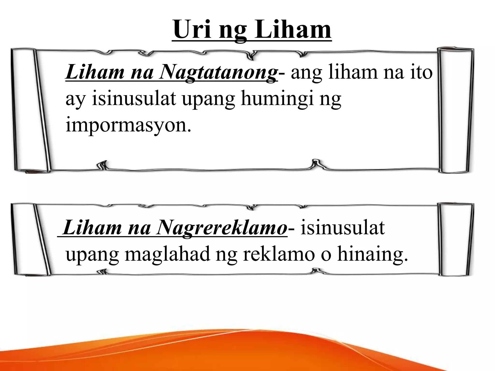 liham-pangnegosyo-ppt | PPT