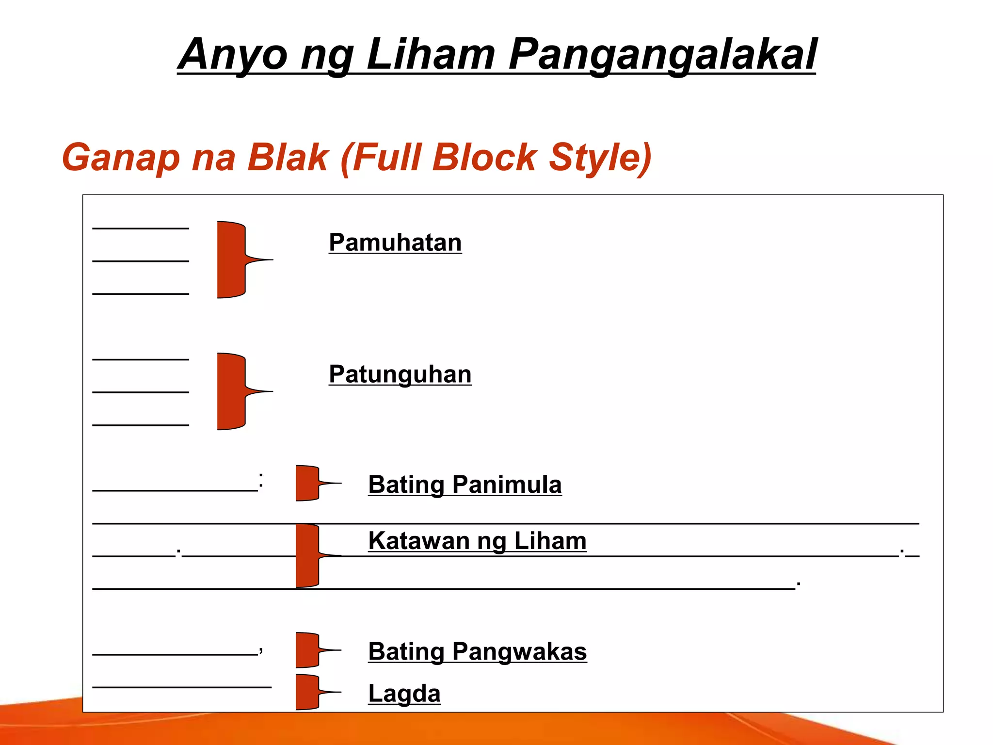 liham-pangnegosyo-ppt | PPT