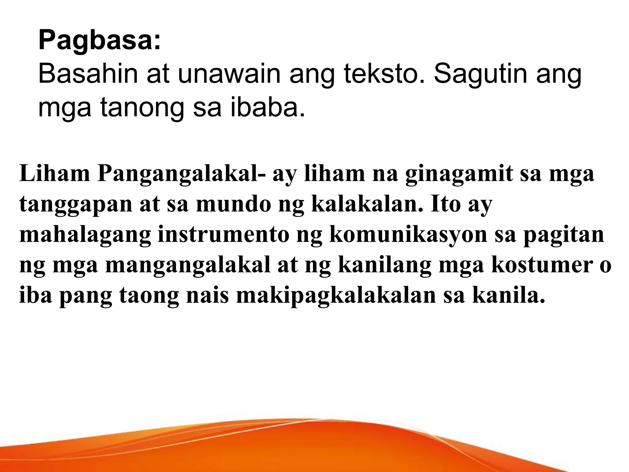 liham-pangnegosyo-ppt | PPT